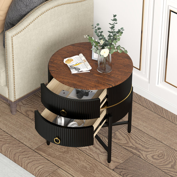 Mercer41 Color Frame 2 - Drawer End Table & Reviews | Wayfair