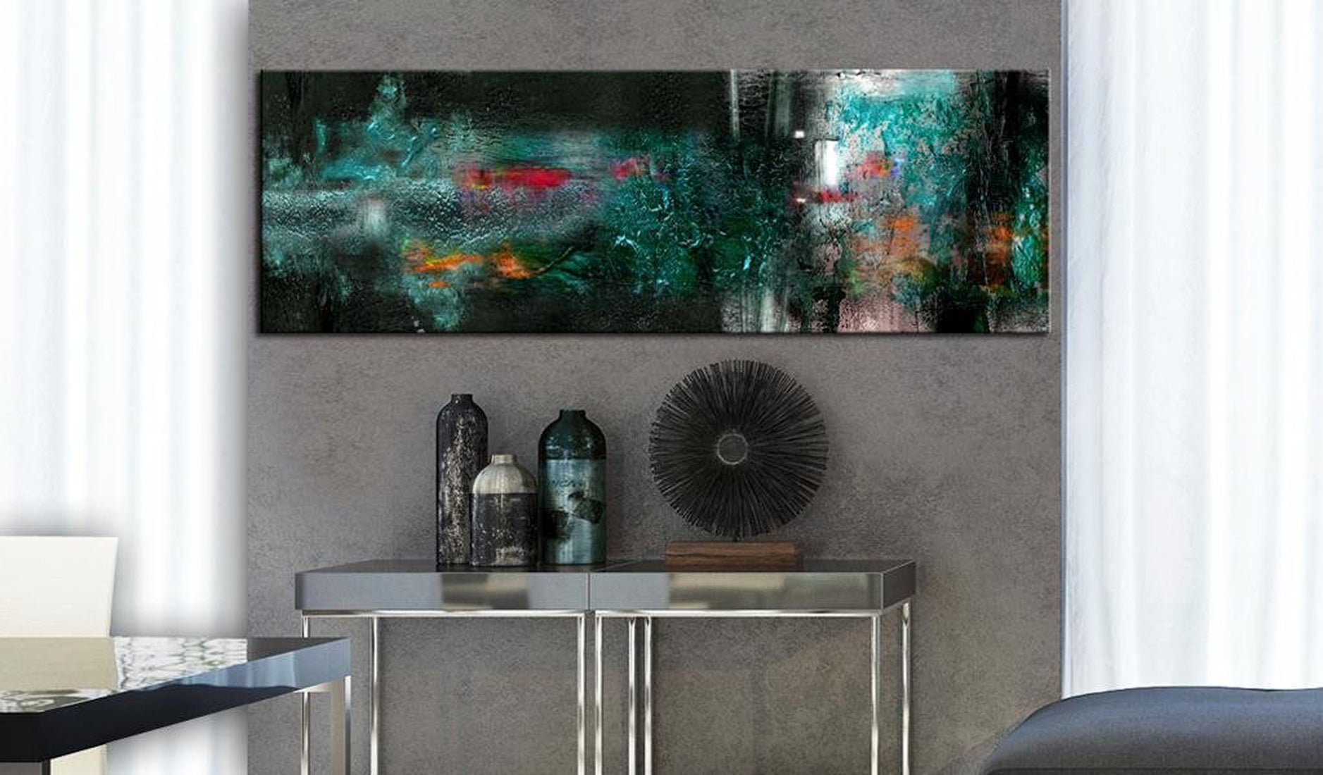 Brayden Studio® Turquoise Power - Wrapped Canvas Painting | Wayfair