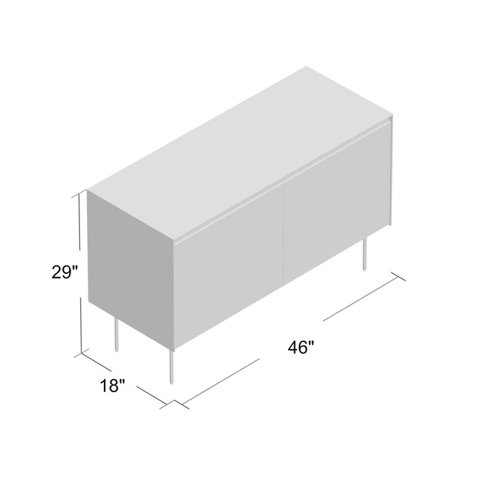 Clad 2 Door Sideboard | AllModern