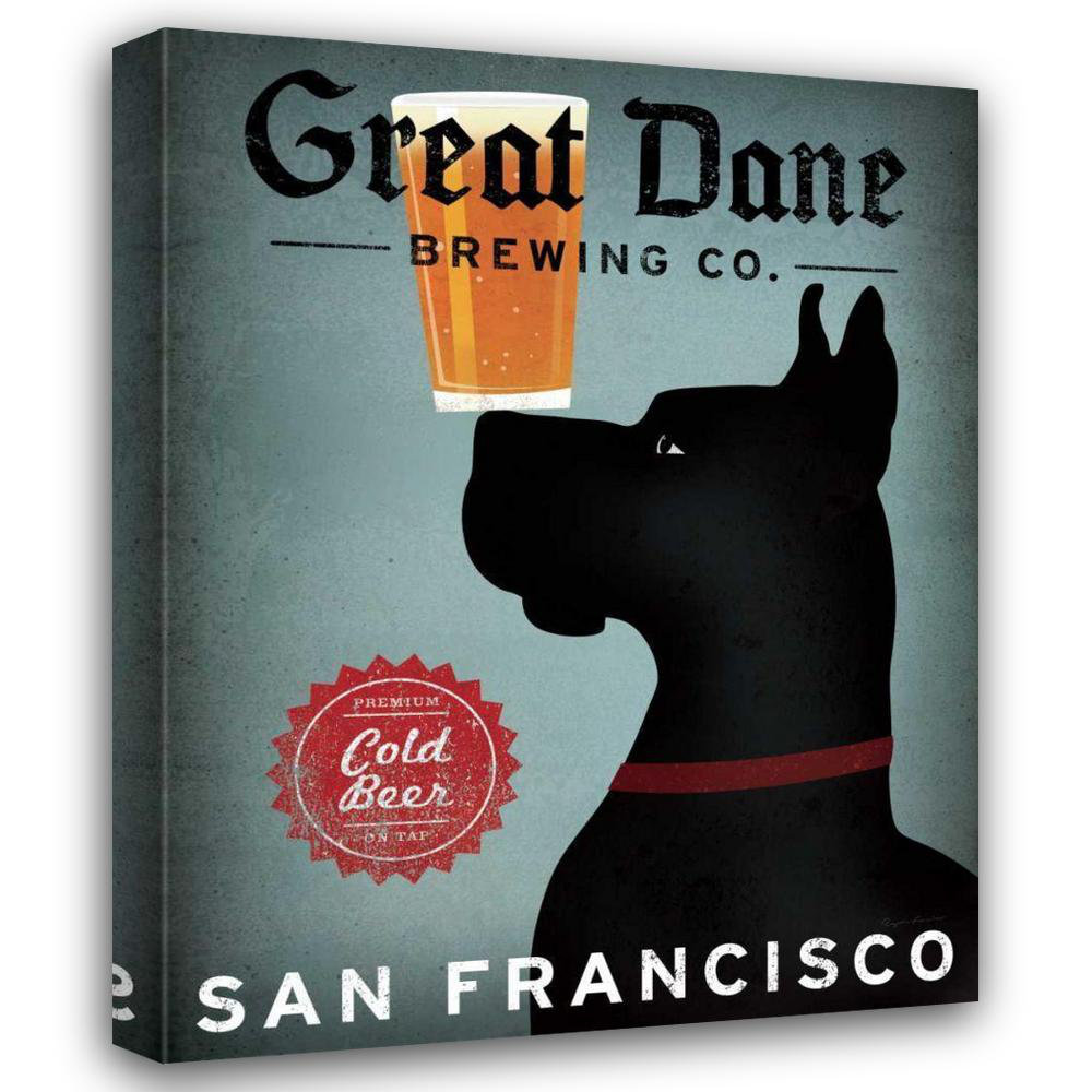 Lark Manor™ Fowler, Ryan Gallery Wrapped Canvas Art Titled: Great Dane ...