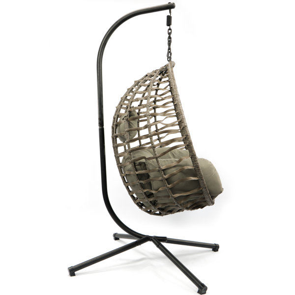 Bay Isle Home Wollenzein Chrysalis Hanging Chair with Stand | Wayfair.co.uk