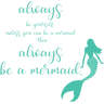 WallPops! Mermaid Quote Wall Decal & Reviews | Wayfair