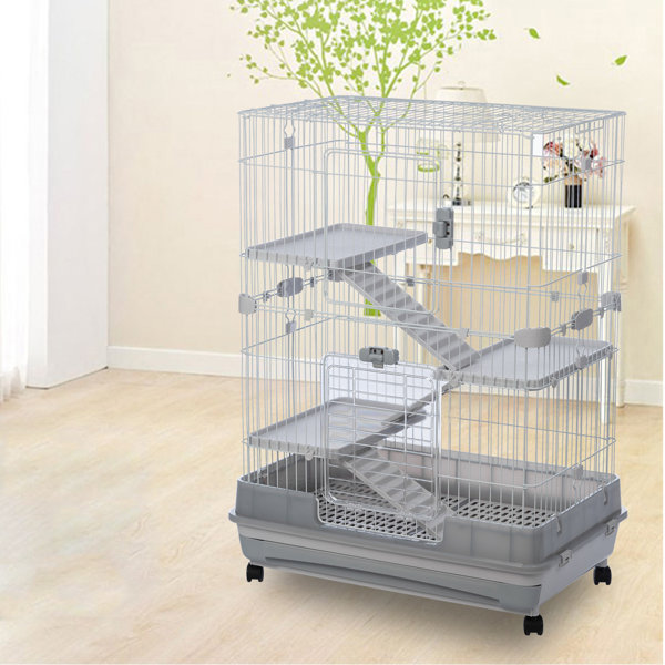 Tucker Murphy Pet™ Ajaycia Small Animal Portable Cage with Ramp ...