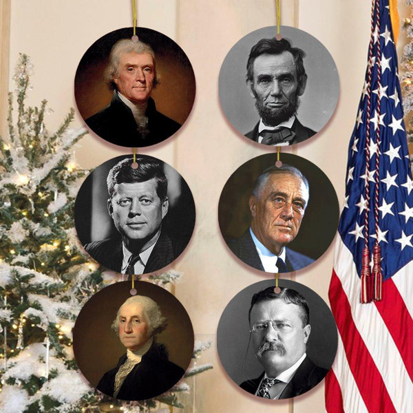 The Holiday Aisle® Great United States Presidents Ornament Bundle ...