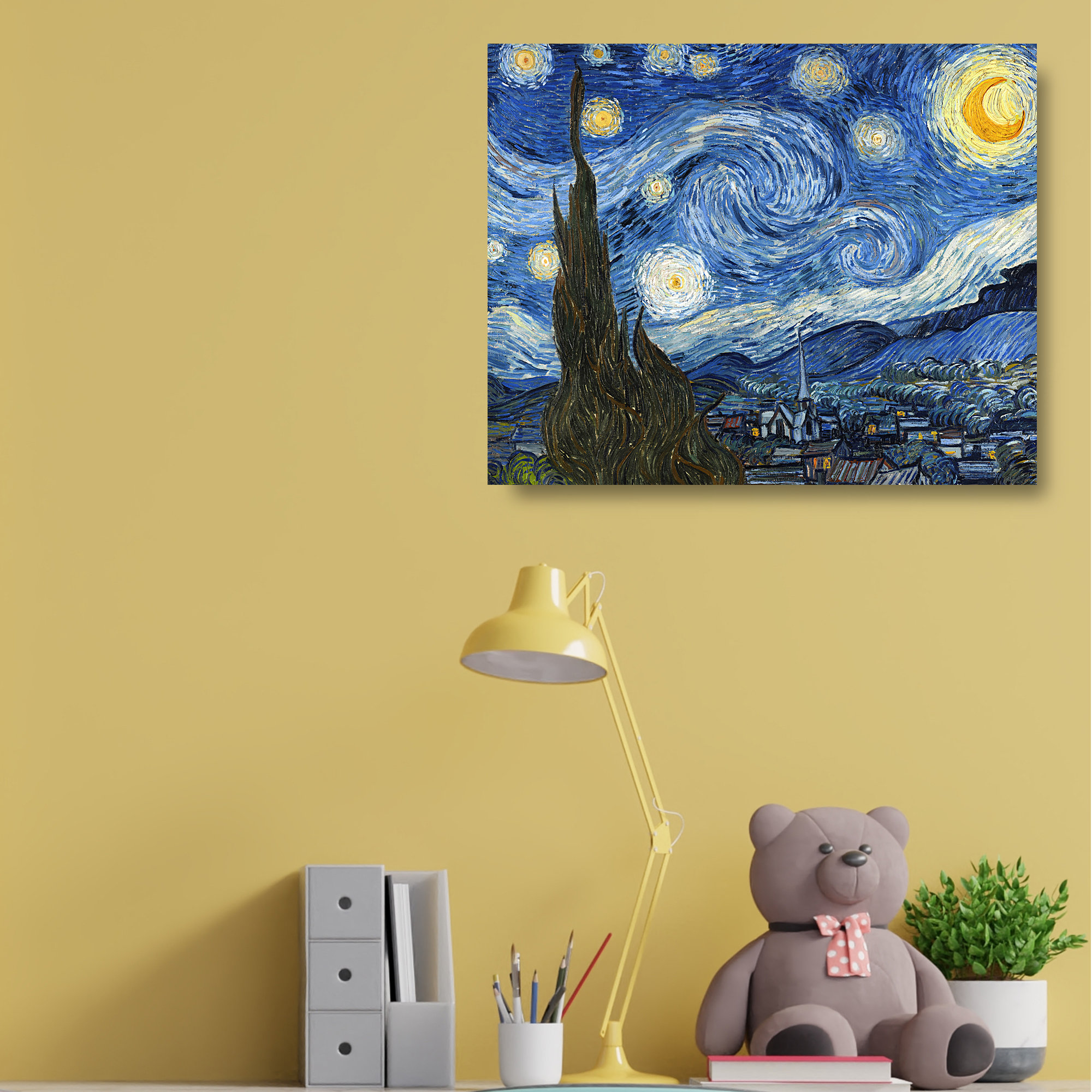 Vault W Artwork The Starry Night by Vincent Van Gogh - Picture Frame ...
