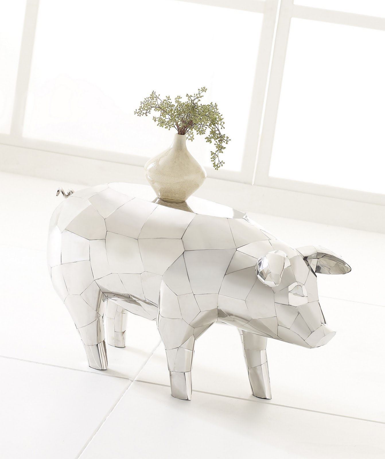Phillips Collection Crazy Cut Babe Pig Side Table | Wayfair