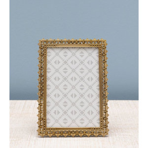 House of Hampton® Golden Gatsby Inspired Flowery Rectangular Photo ...