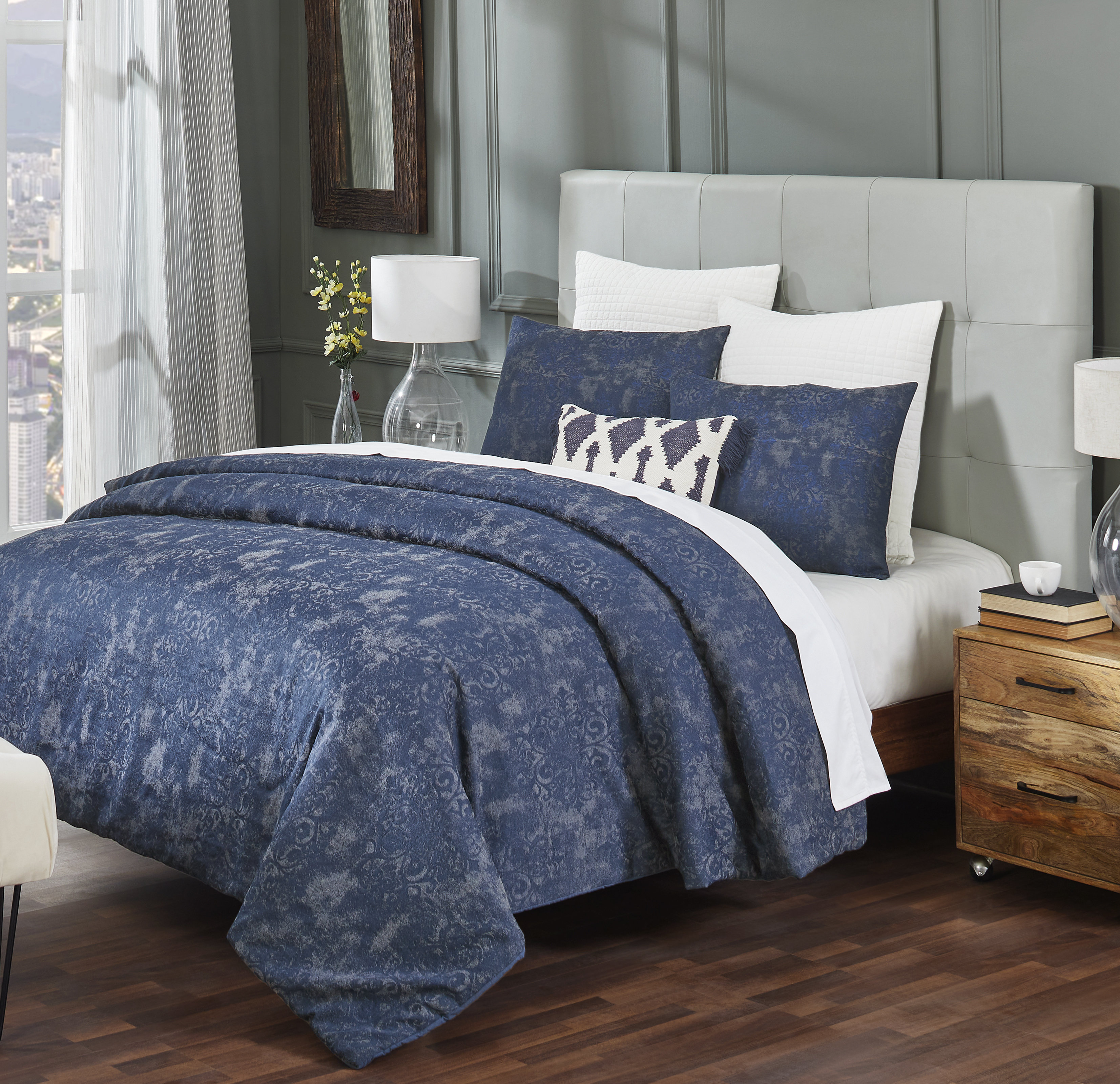 Better Trends Vincent Collection Poly-Cotton Comforter Set | Wayfair