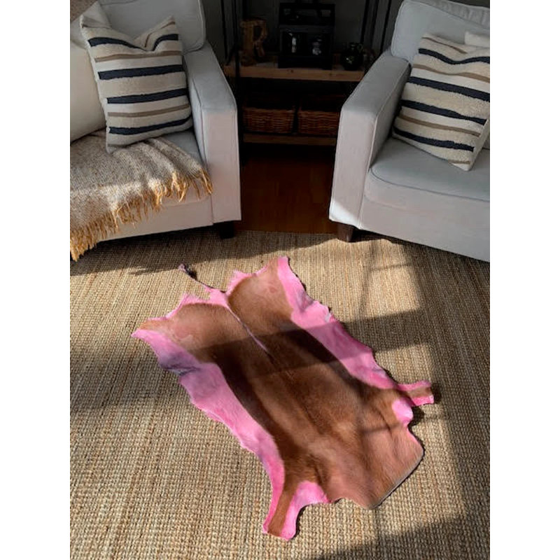 Loon Peak® Dyed Rose Springbok Skin | Wayfair