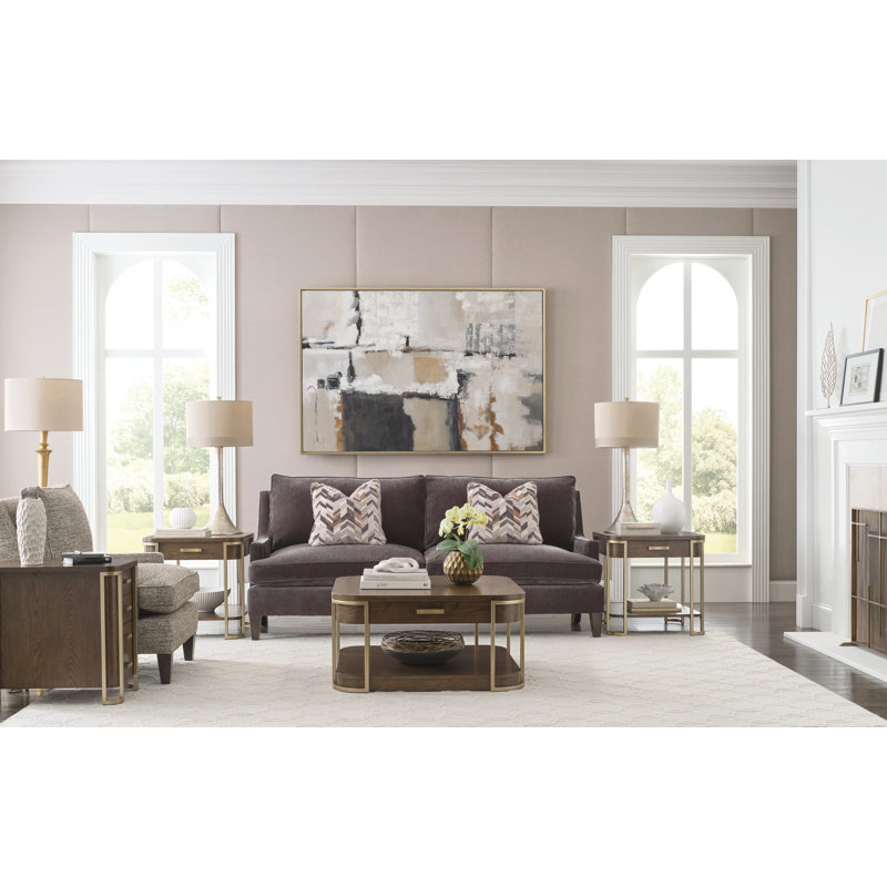 Red Barrel Studio® SQUARE COFFEE TABLE W/CASTERS | Wayfair