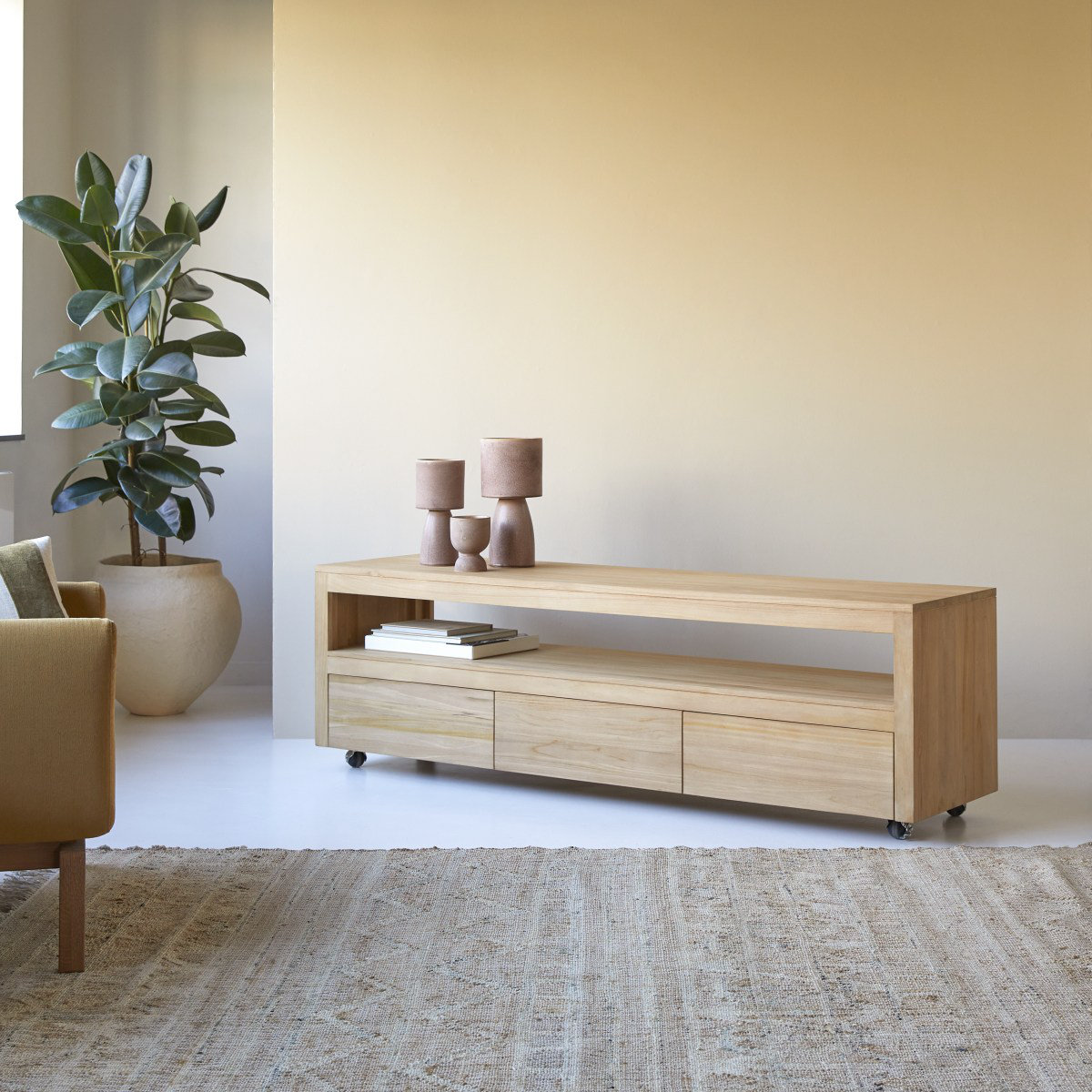 Tikamoon Anoa Solid TV Stand | Wayfair