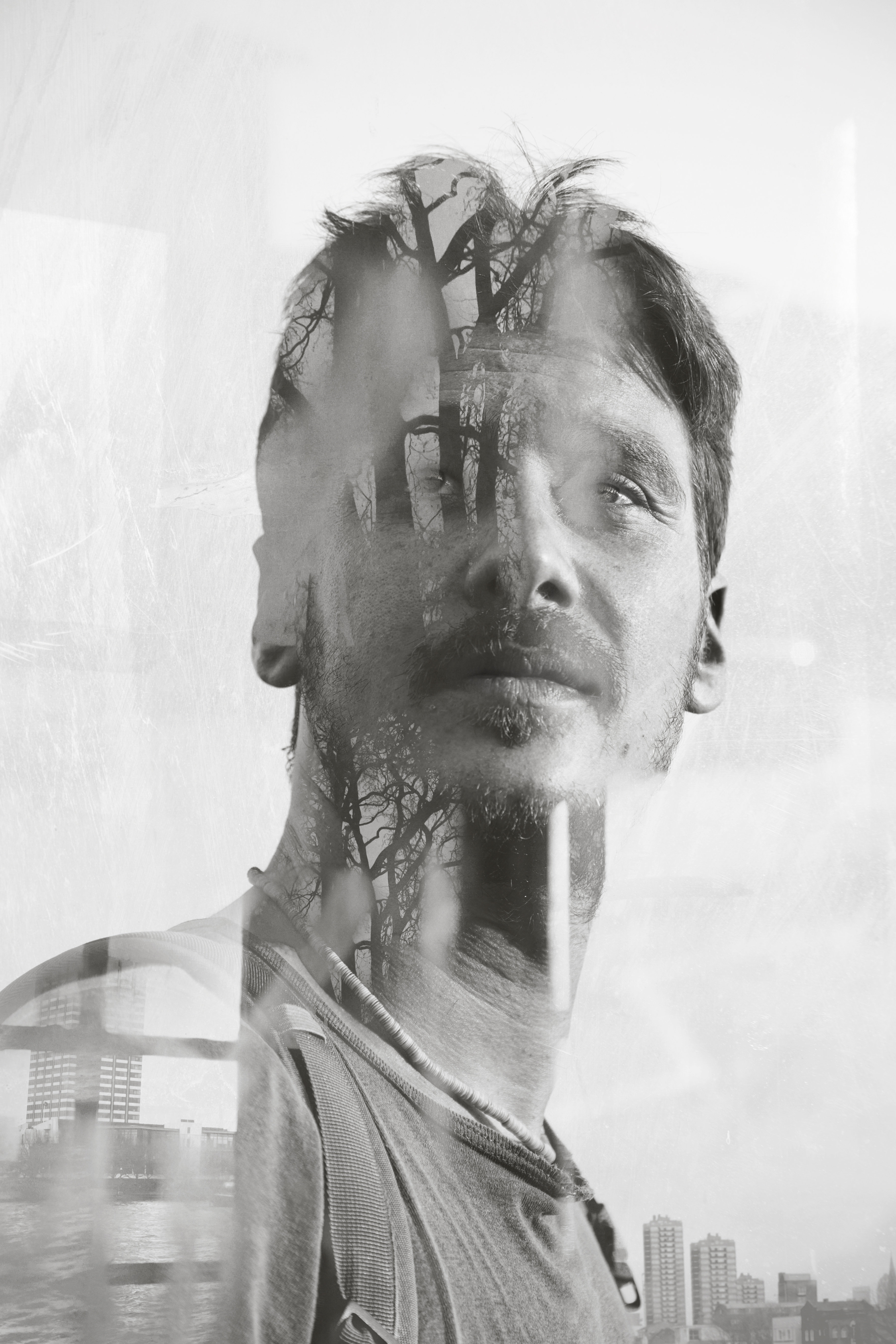 Ebern Designs Urban Man Portrait by Francescoch - Wrapped Canvas ...