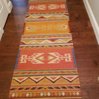 Union Rustic Flatweave Wool Southwestern Rug | Wayfair