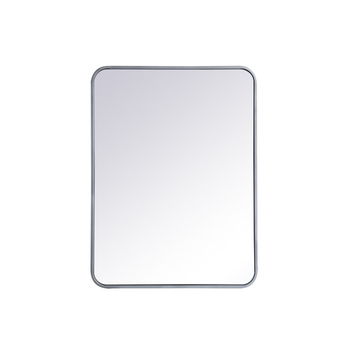 RE/FINE™ Sabine Metal Rounded Rectangle Wall Mirror & Reviews | Wayfair