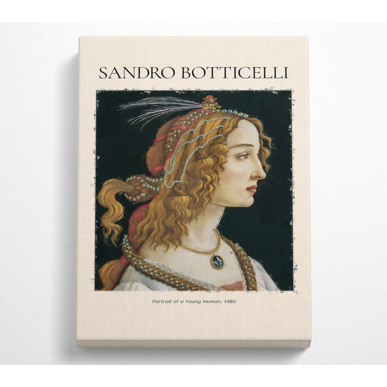 ClassicLiving Portrait Of A Young Woman, 1480 by Sandro Botticelli ...