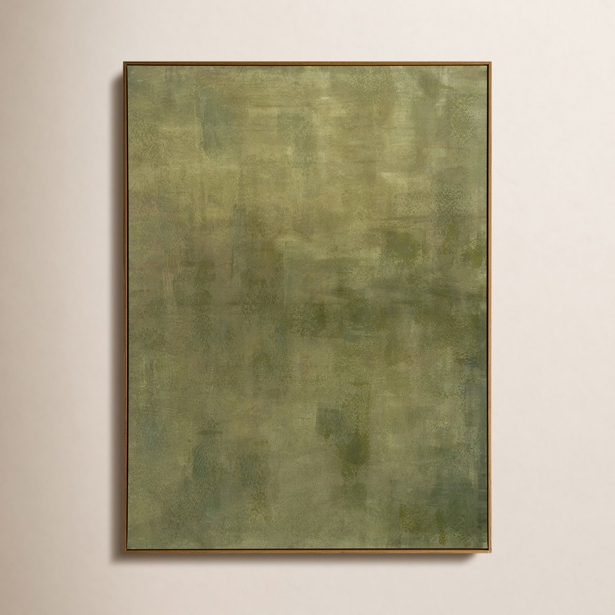 Moe's Home Collection Enamor Framed Painting Olive | Joss & Main