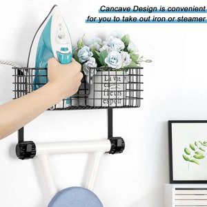 BTY Metal Wall Mounted Iron Holder & Reviews | Wayfair
