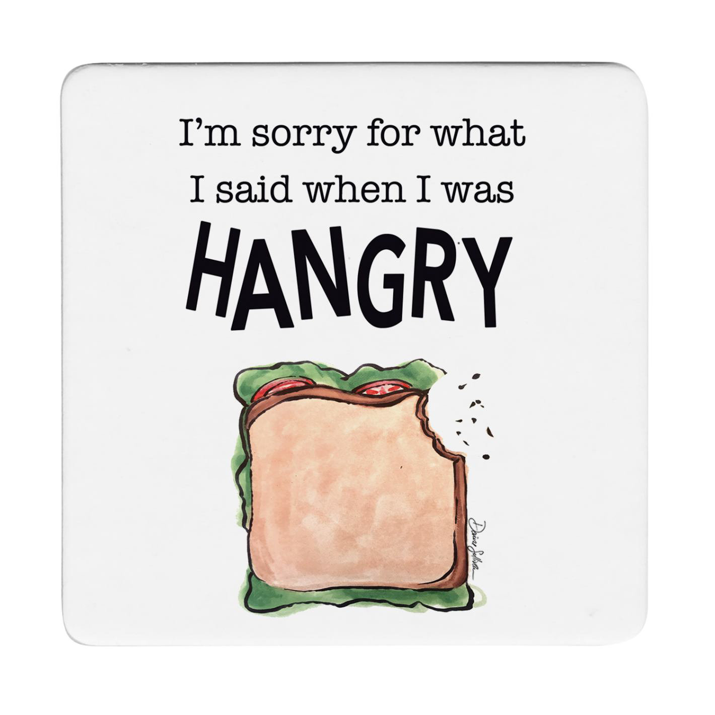 Harriet Bee Hangry 12-Pack Cork Back Paper Bar Coasters | Wayfair