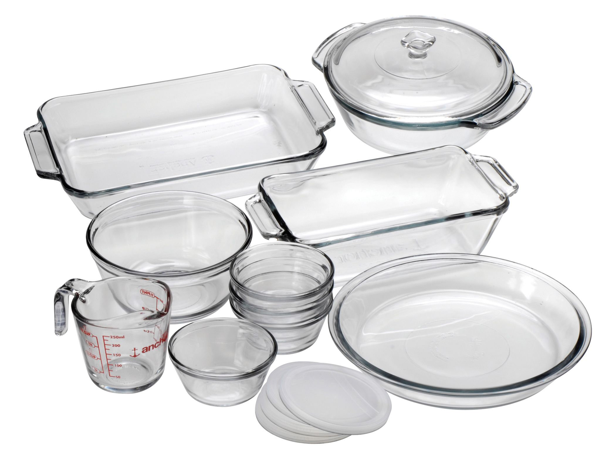 Anchor Hocking 15 Piece Preferred Glass Bakeware Set & Reviews | Wayfair
