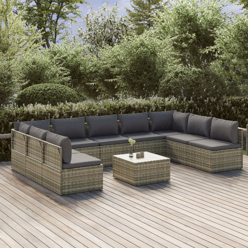Latitude Run® 10 - Person Outdoor Seating Group with Cushions | Wayfair
