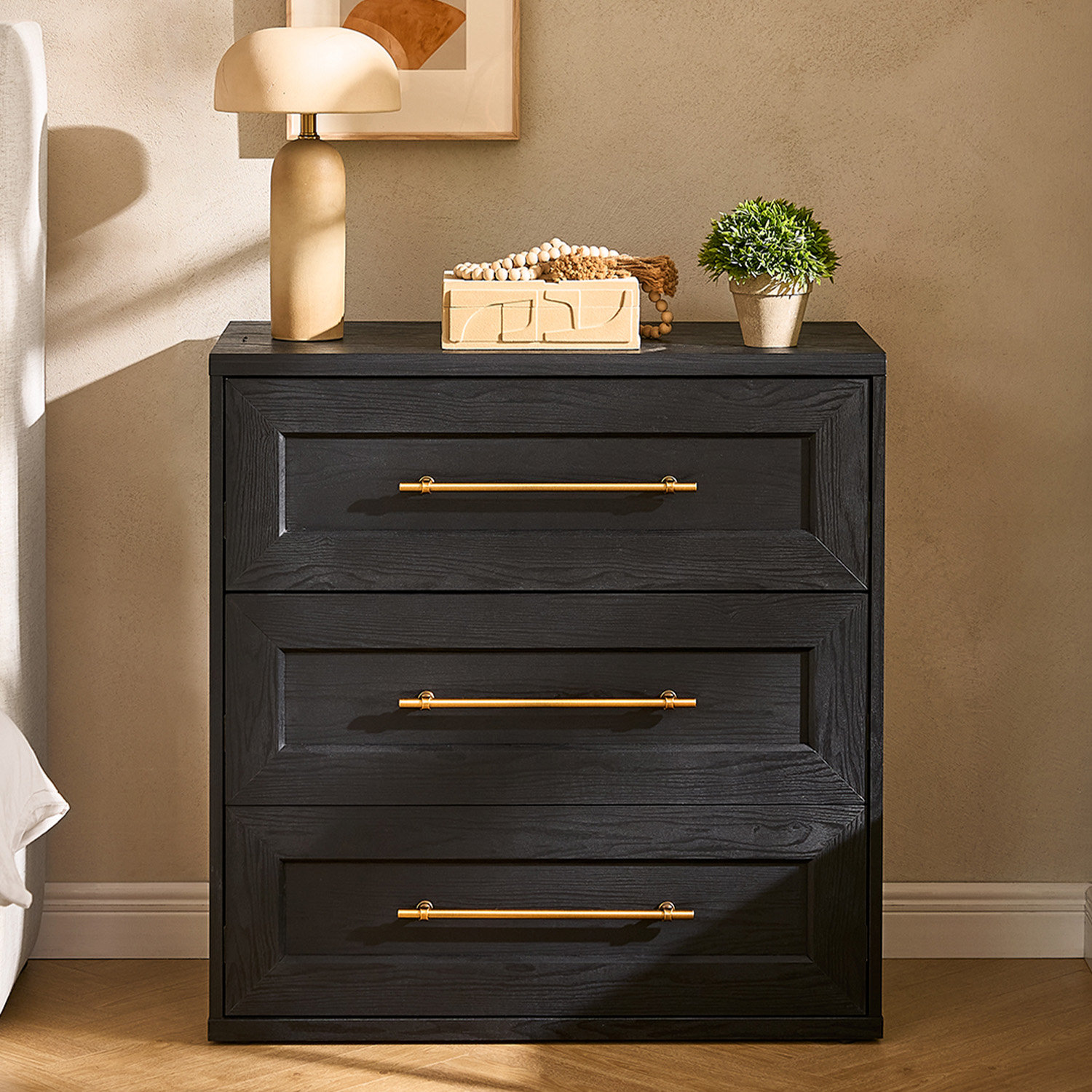 Mercer41 Durrett 3 Drawer Dresser For Bedroom | Wayfair
