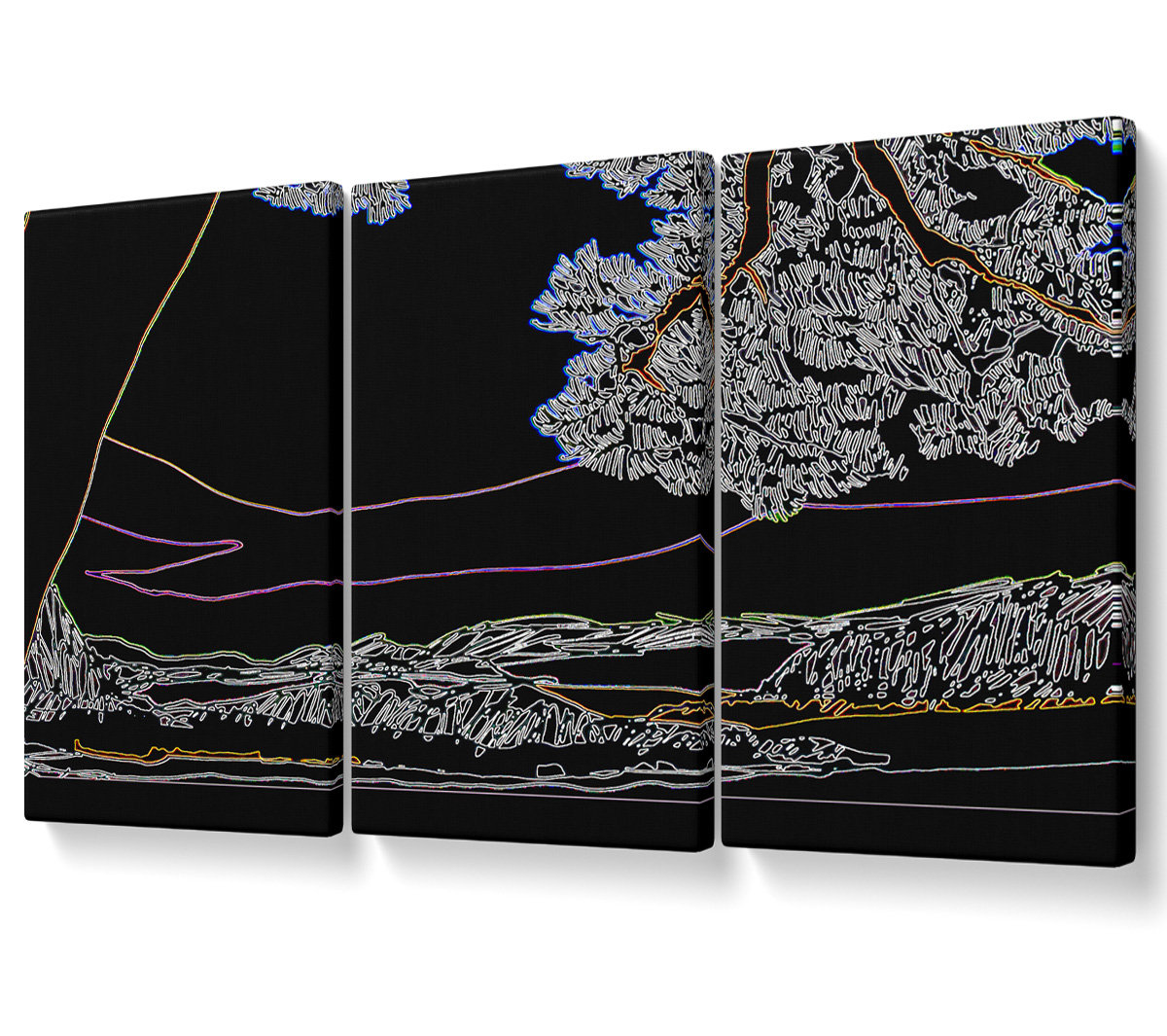 Rosalind Wheeler China Tree - 3 Piece Wrapped Canvas Graphic Art ...