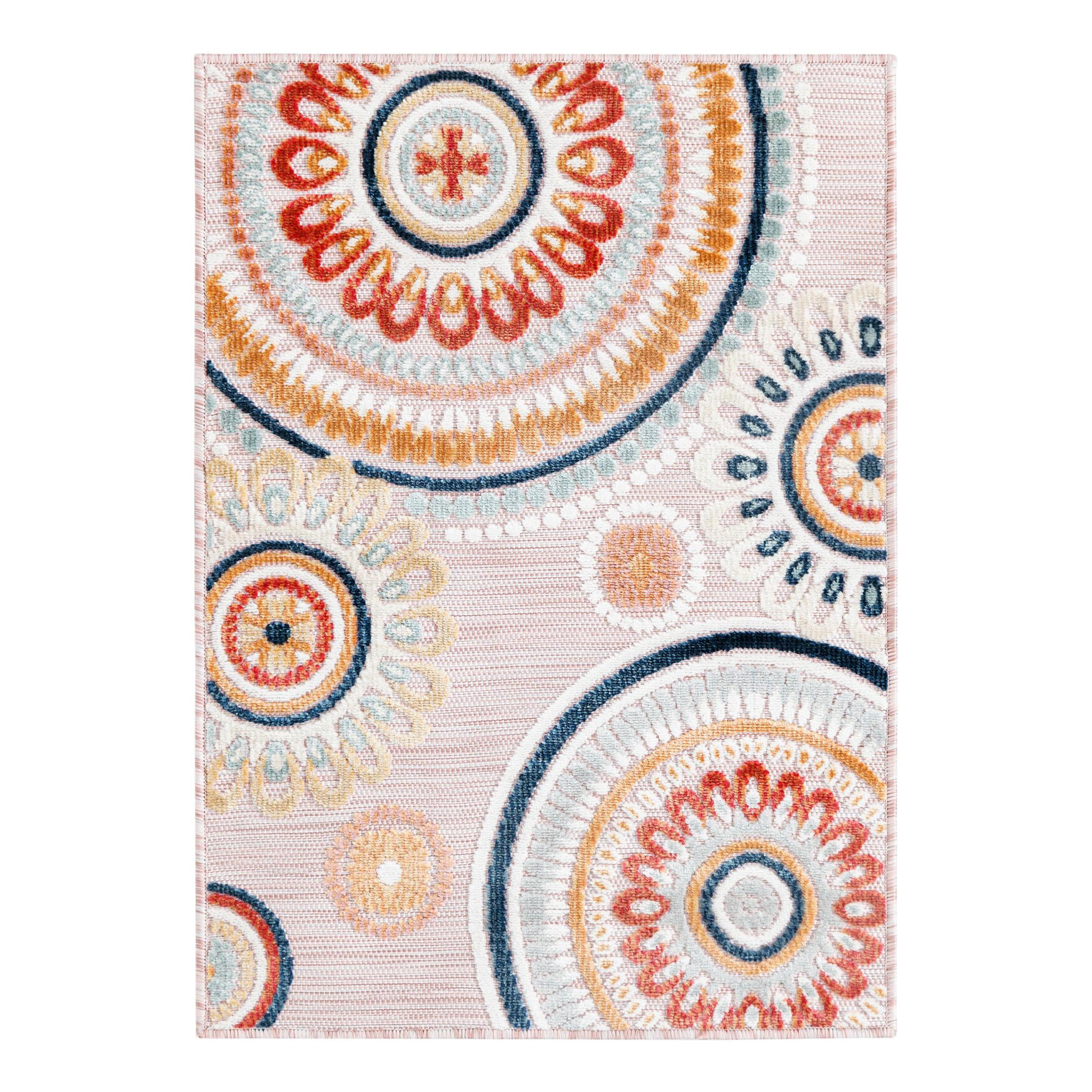 Beachcrest Home™ Firman Wygant Geometric Machine Woven Polypropylene ...