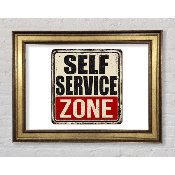 Bright Star Self Service Zone - Single Picture Frame Art Prints ...