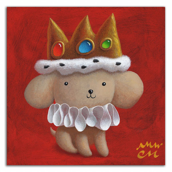 Trinx Royal Pup On Canvas Print | Wayfair