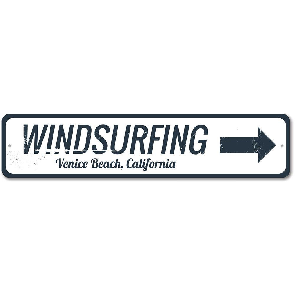 Lizton Sign Shop, Inc Windsurfing Aluminum Sign | Wayfair