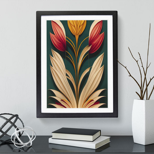 Marlow Home Co. Flower No.1 - Single Picture Frame Print & Reviews ...