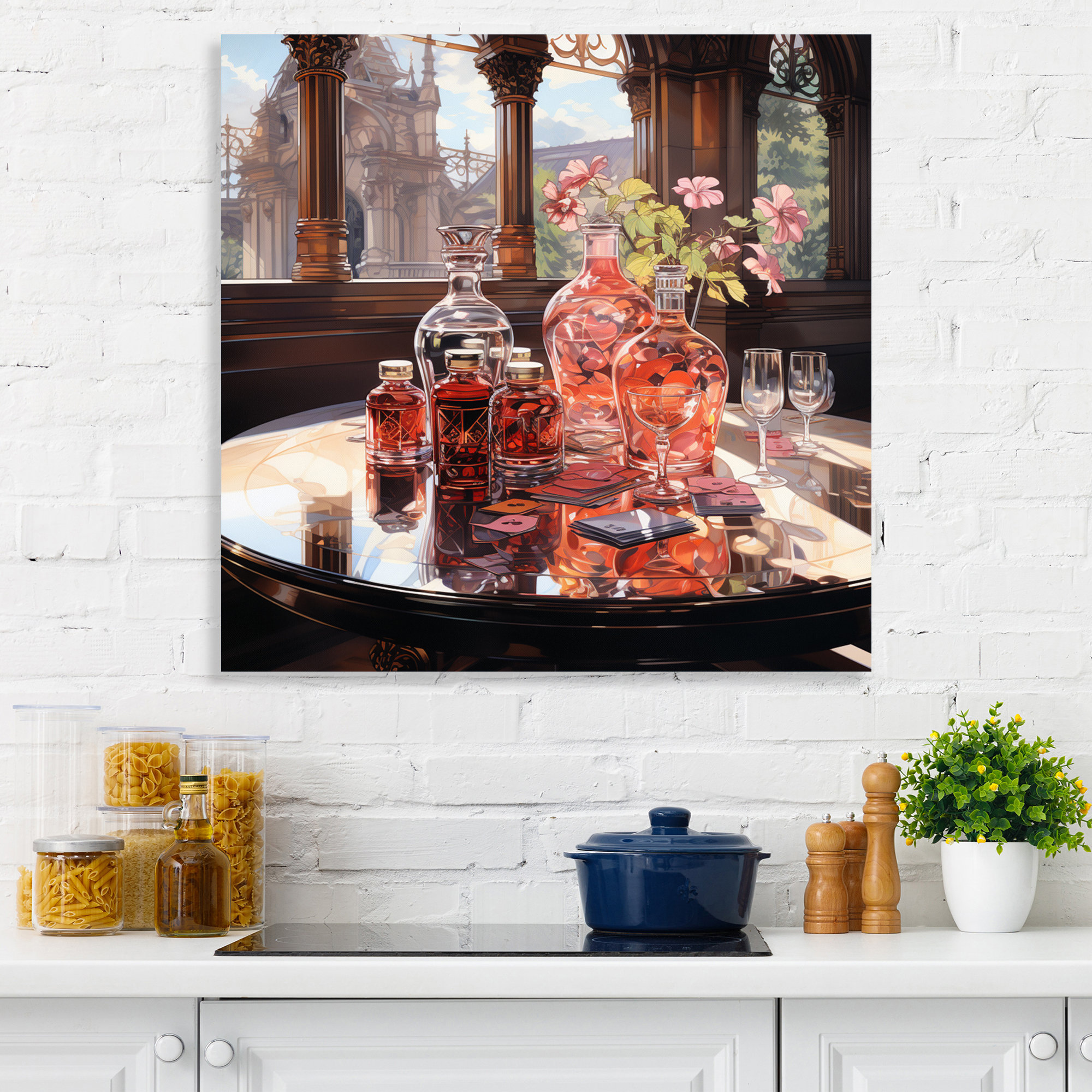 Red Barrel Studio Creative Beverage Assortement I On Canvas Print ...