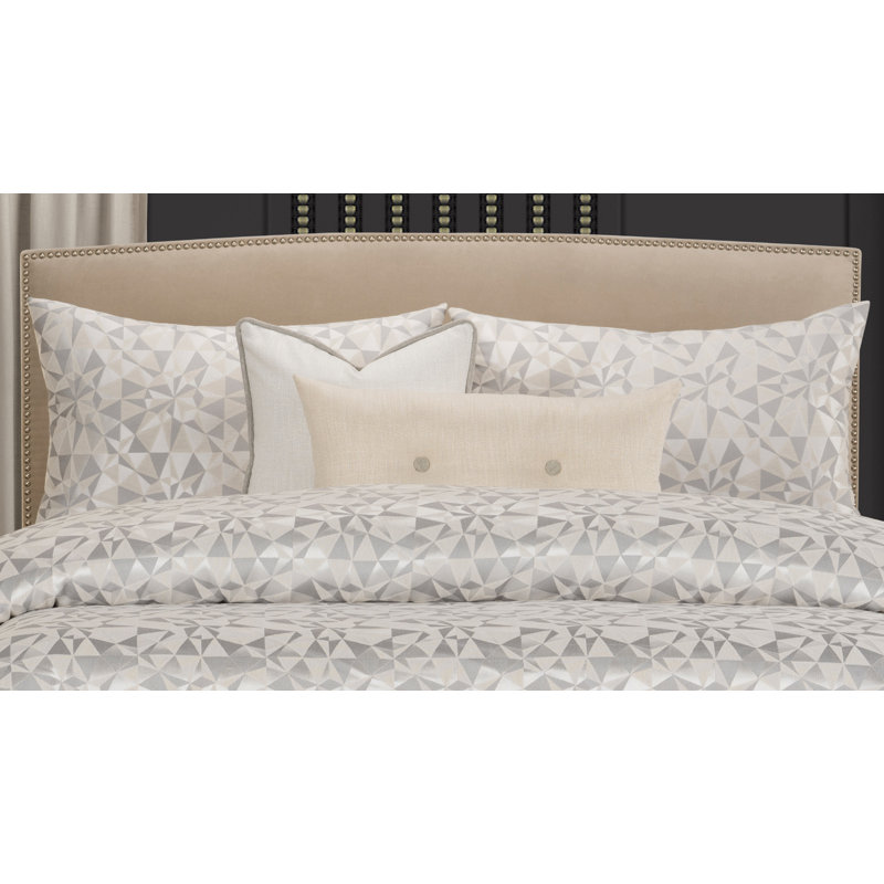 F. Scott Fitzgerald Diamond Point Geometric Duvet Cover & Insert Set ...