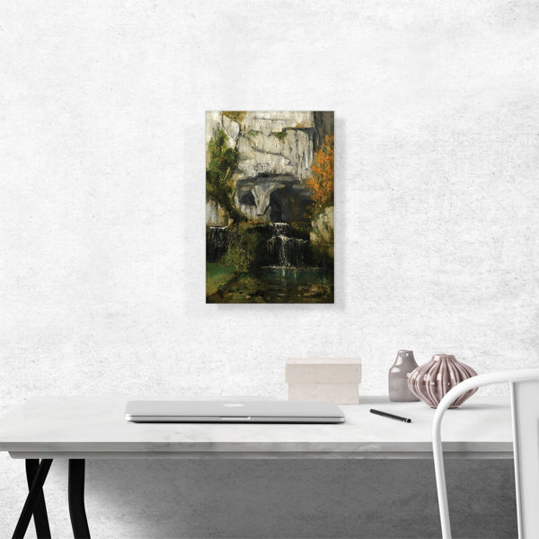 ARTCANVAS The Source Of Lison On Canvas 2 Pieces by Gustave Courbet ...