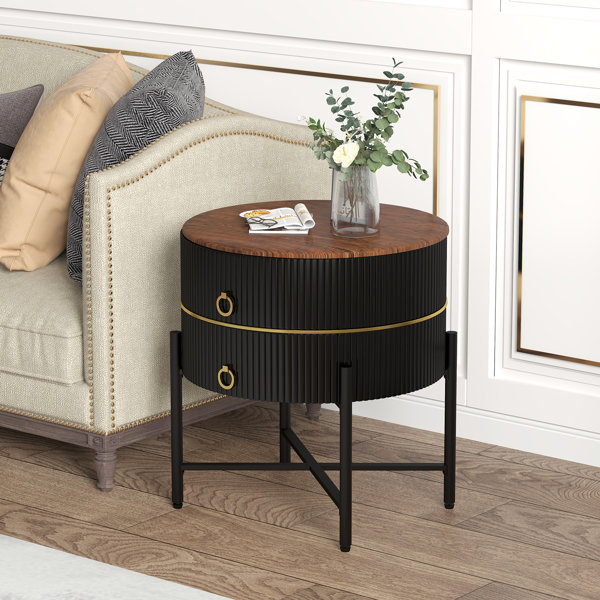 Mercer41 Color Frame 2 - Drawer End Table & Reviews | Wayfair