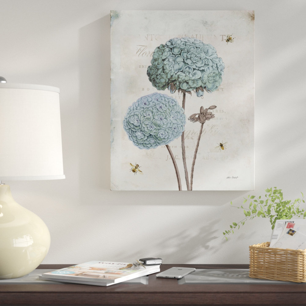 Trinx Geranium Study II By Katie Pertiet, Canvas Wall Art | Wayfair