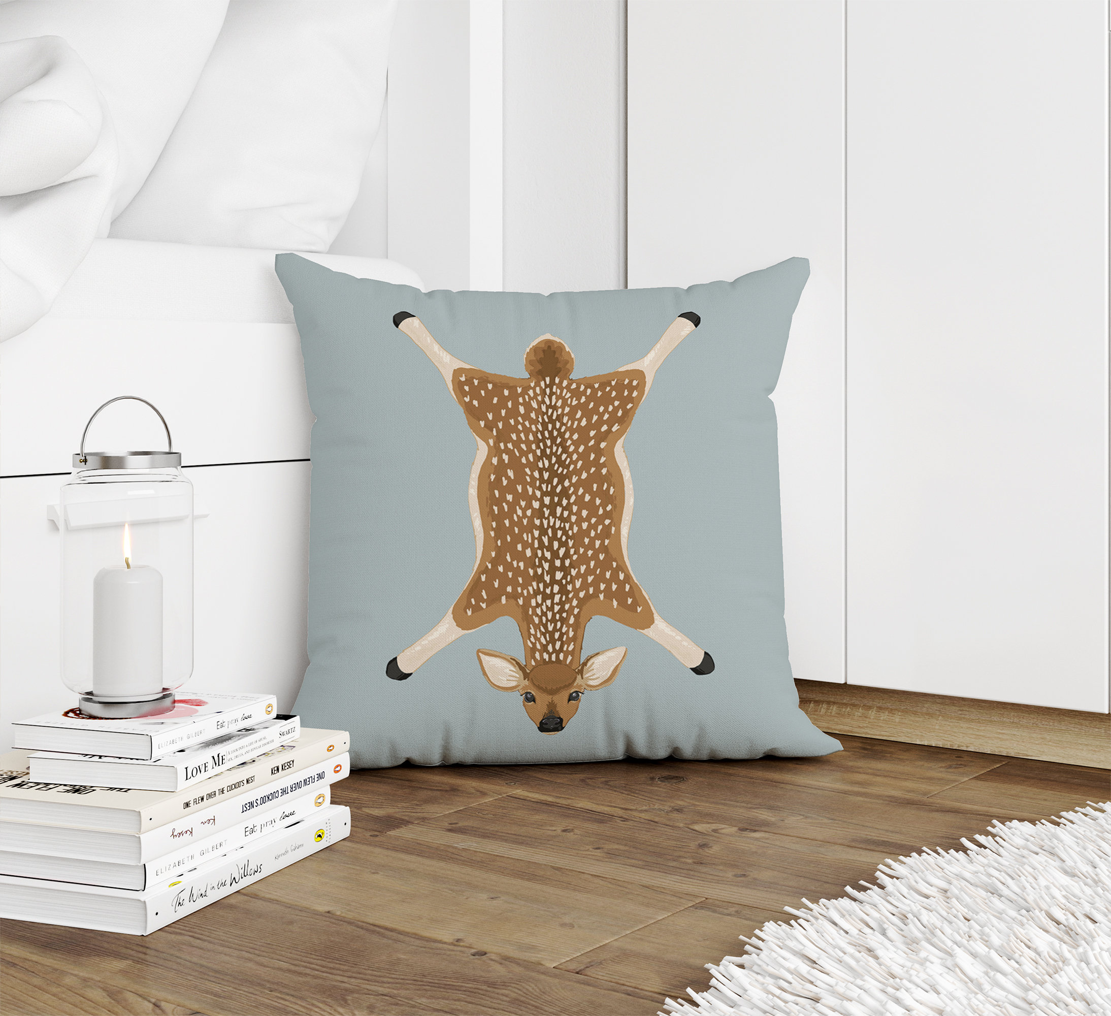 KAVKA DESIGNS FAWN BLUE Accent Pillow | Wayfair