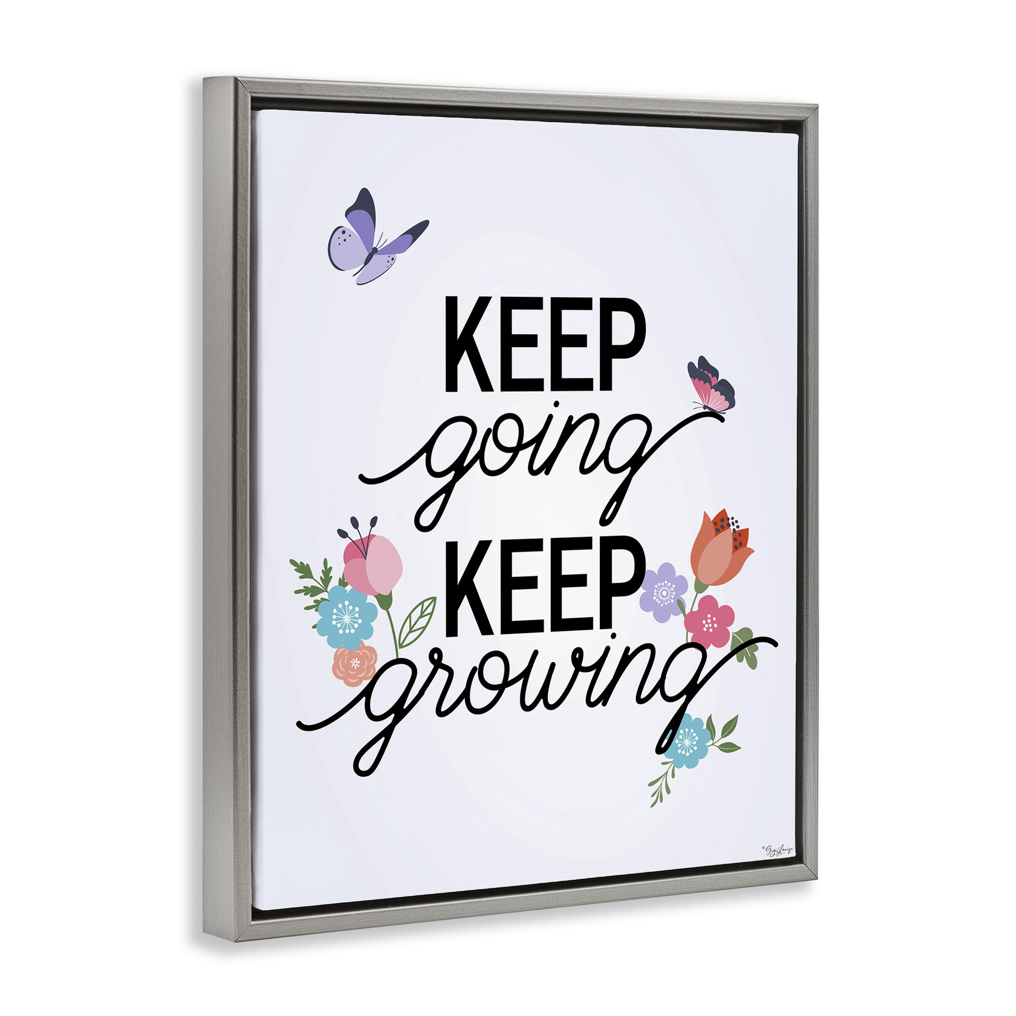 Latitude Run® Keep Going & Growing Floating Frame, design by Gigi ...