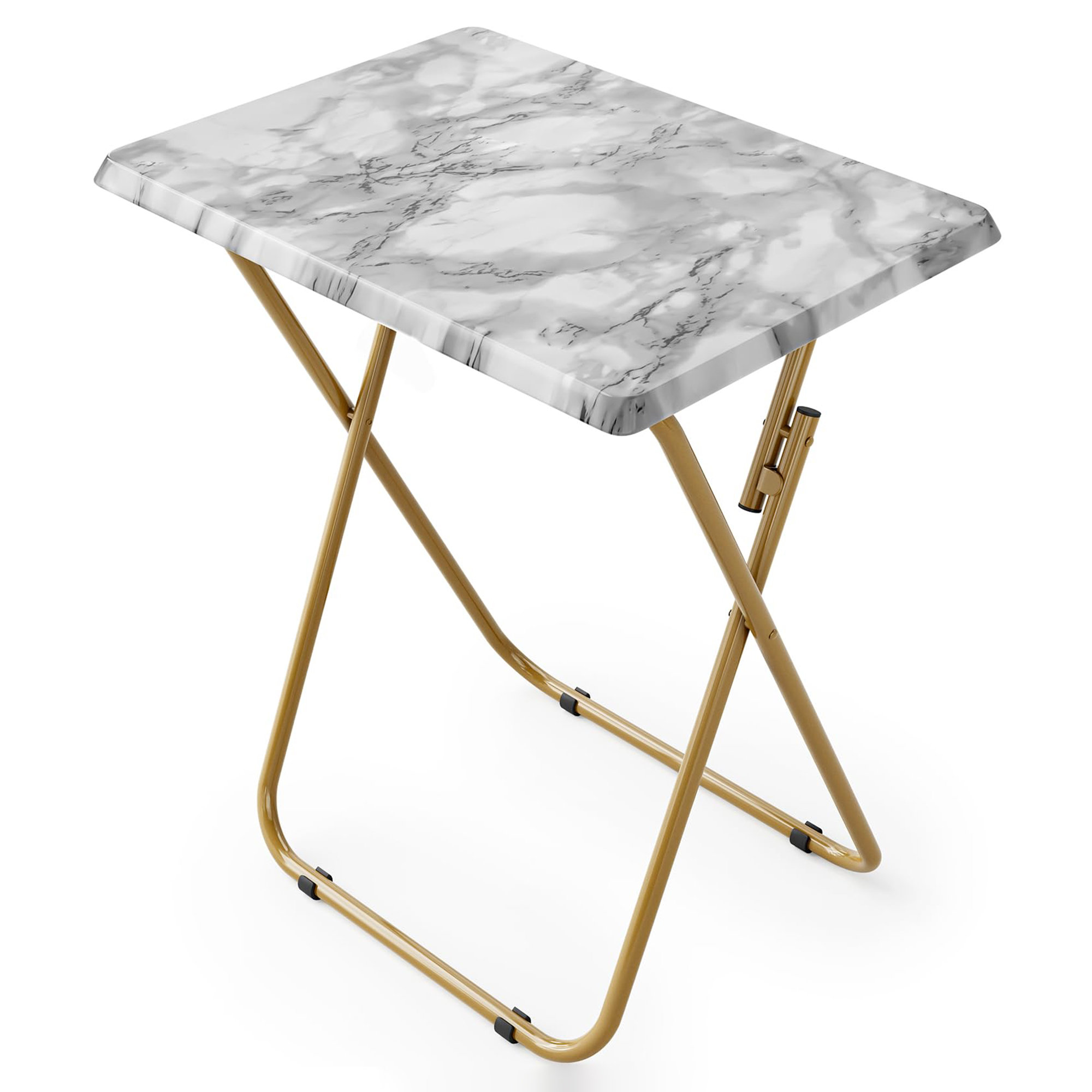 KIBNOF Folding TV Tray Table -Stable Tray Table with No Assembly ...