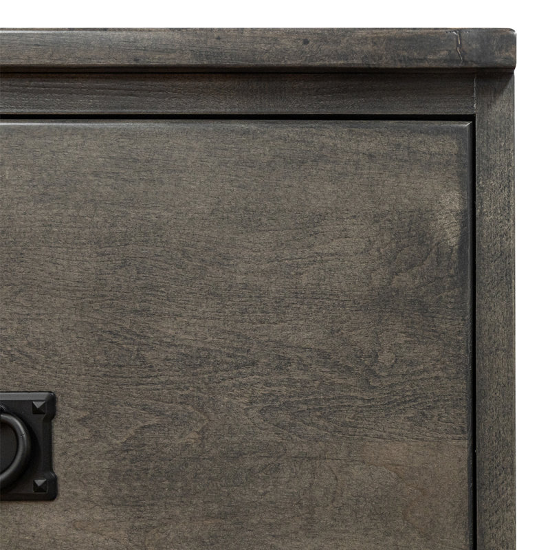 Loon Peak® Derman 21'' Wide 3 -Drawer Solid Wood Vertical Filing ...