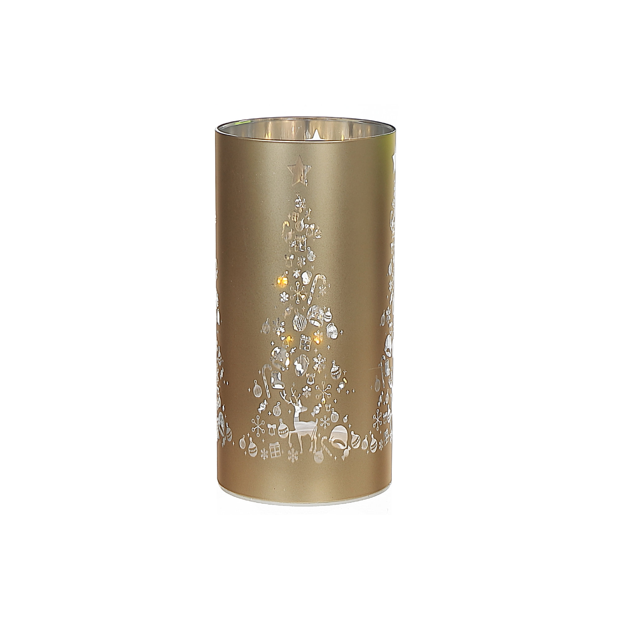 The Holiday Aisle® Led Cylinder Glass Stand Christmas Tree - Wayfair Canada