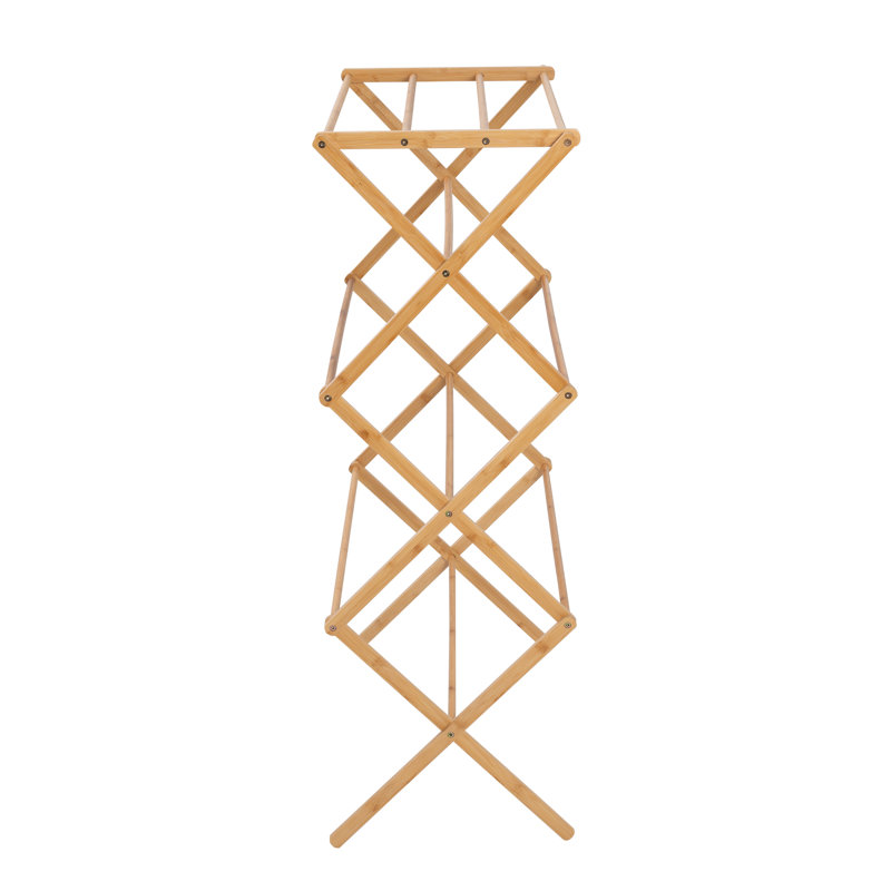 Latitude Run® Bamboo Collapsible Drying Rack | Wayfair