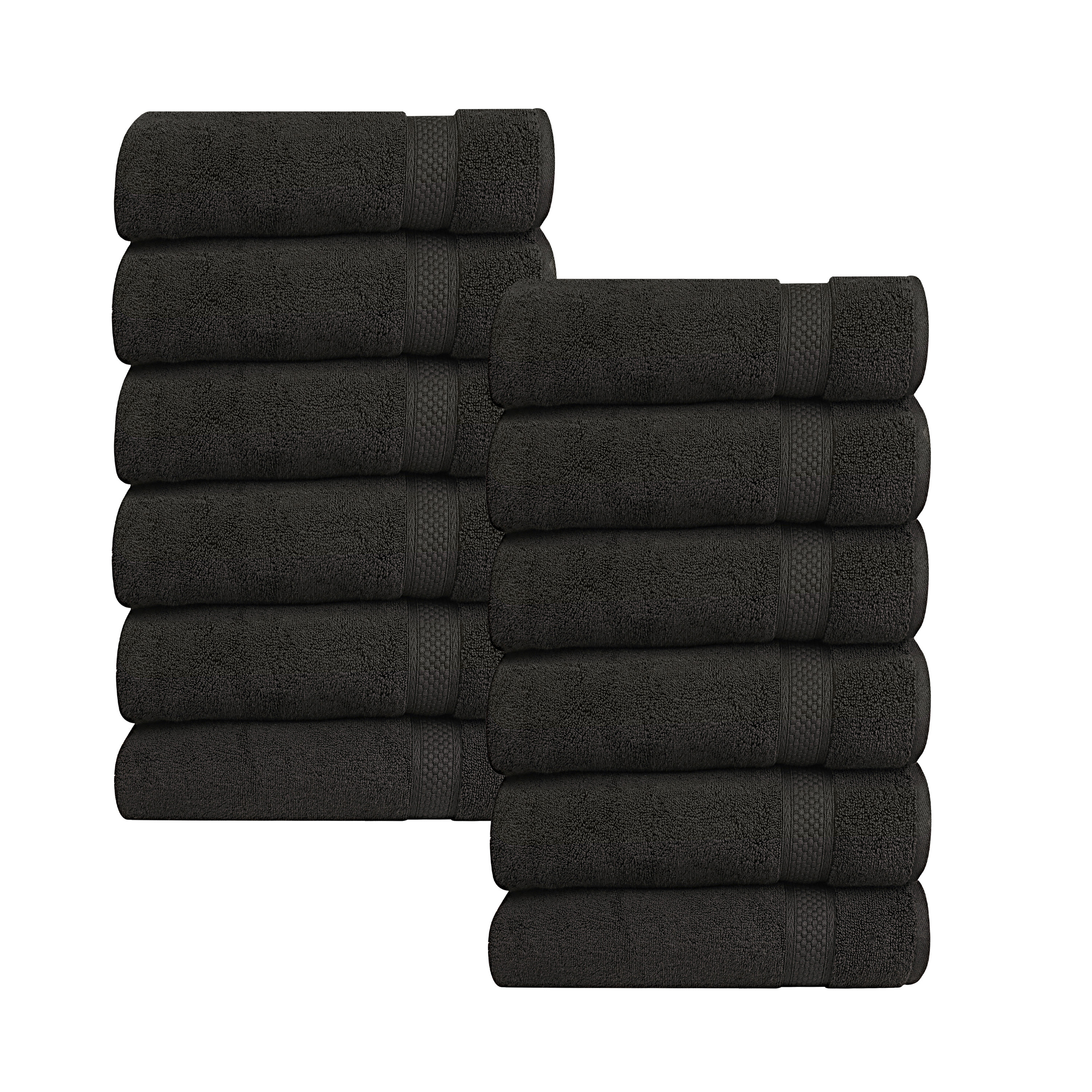 Eider & Ivory™ Bywood - A1HC Premium Wash Cloth Set Ultra Soft Quick ...