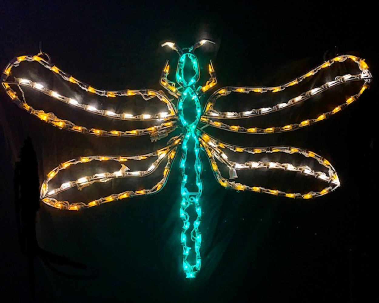 Lori's Lighted D'Lites Hanging Dragonfly Spring Holiday Lighted Display ...