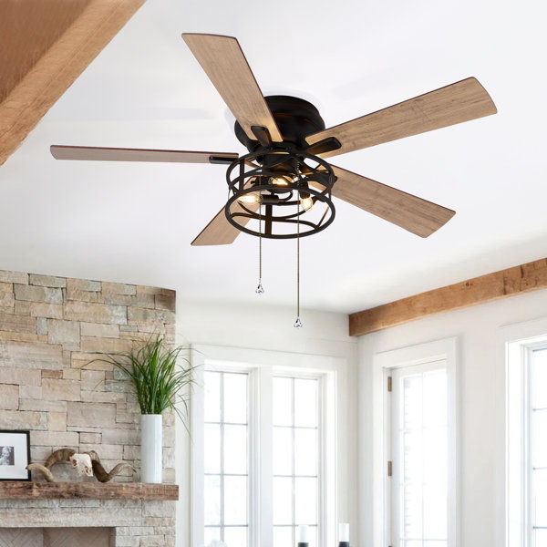17 Stories Yarianny 52'' Ceiling Fan with Light Kit - Wayfair Canada