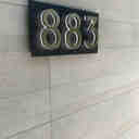 PRO-DF Address Plaque for Backlit LED Numbers, Black & Reviews | Wayfair