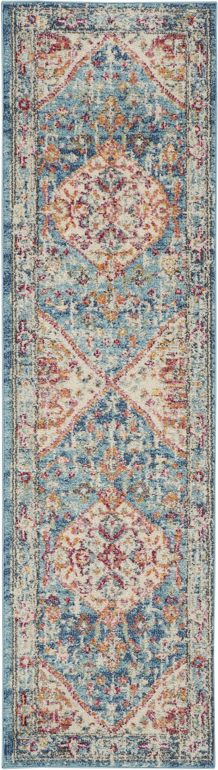 Bungalow Rose Augusta Bohemian Traditional Ivory Area Rug | Wayfair