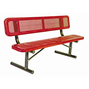 Red Outdoor Benches You'll Love | Wayfair