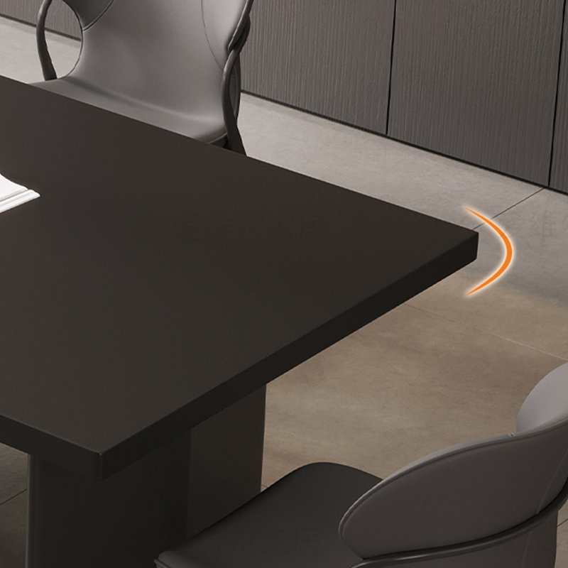 A Zoetic Home Black rock plate dining table and chair combinatio | Wayfair