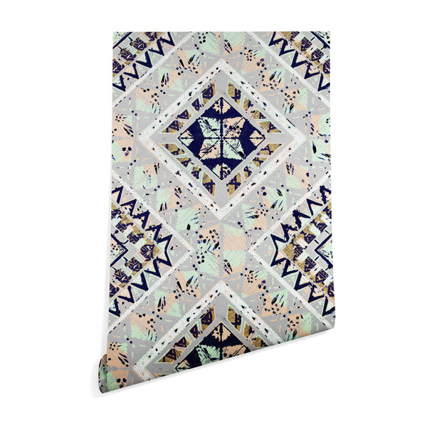 East Urban Home Peel & Stick Geometric Tile | Wayfair